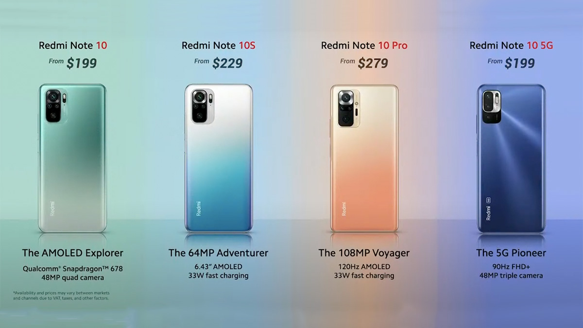 一次出四款 Redmi Note 10 系列公布繼續大打高 CP 值賣點 - PCM