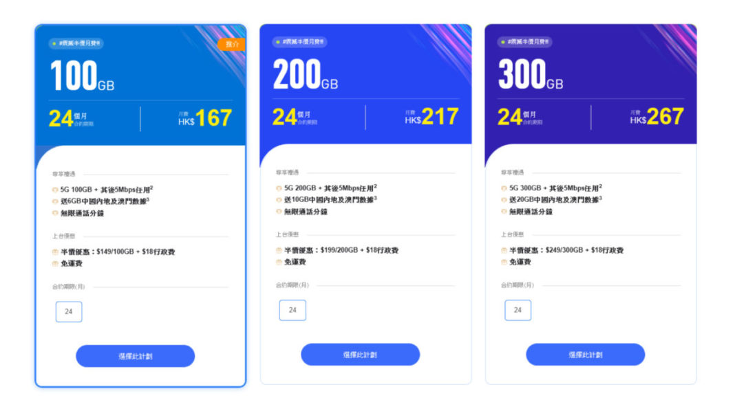 CMHK 5G 限時上台半價優惠 - PCM