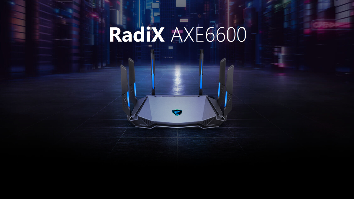 踩過界首作！MSI RadiX AXE6600 路由器登場 - PCM