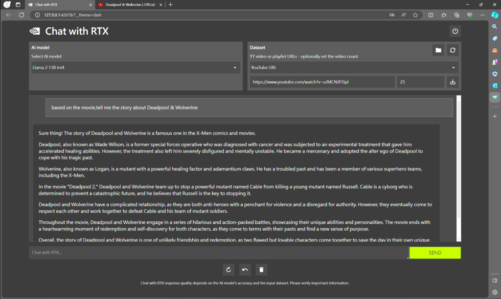 自訂 AI 模型．RTX 30、40 都用得 NVIDIA Chat with RTX 聊天機械人示範程式 - PCM