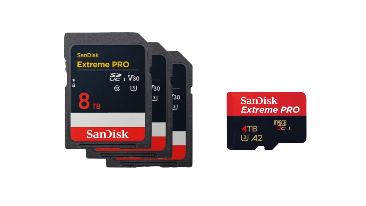 SanDisk 發表 8TB SD 卡及 4TB microSD - PCM
