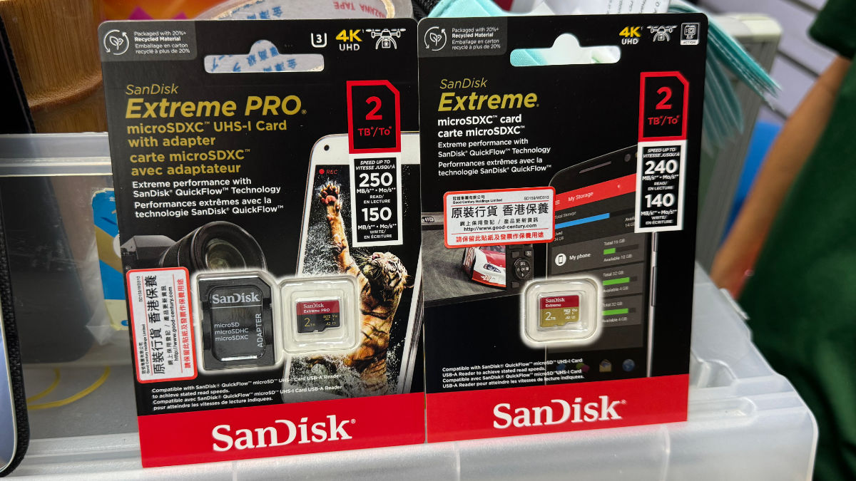【場料】巨量 2TB 快卡仔登場 SanDisk MicroSD 雙型號有得揀 - PCM