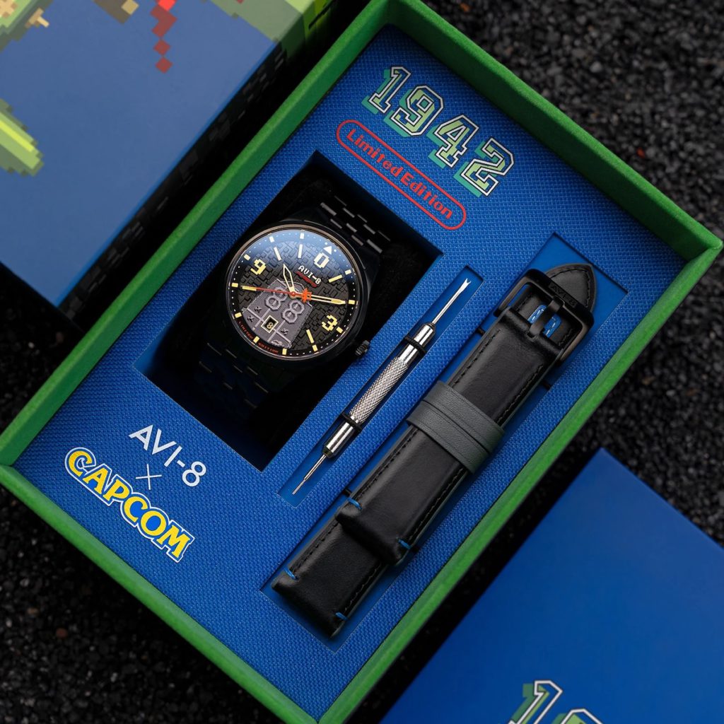 英腕錶品牌聯乘 Capcom 經典射擊遊戲《1942》戴上手 - PCM