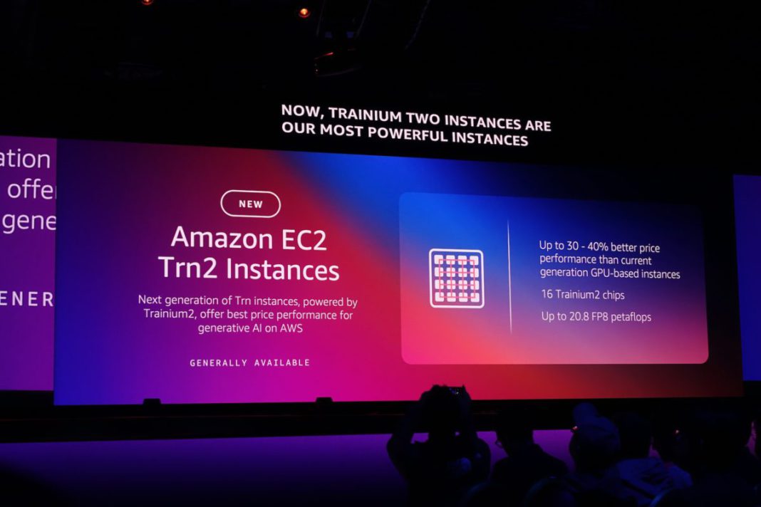 AWS 全攻生成式 AI 超強 Trainium2 訓練晶片蘋果公司都用 - PCM
