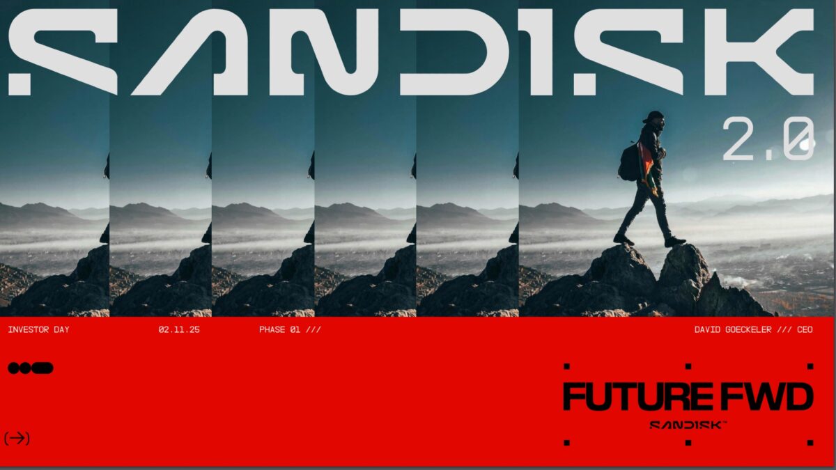 Sandisk 與 Western Digital 正式分拆 再以獨立身分重返納斯達克 - PCM