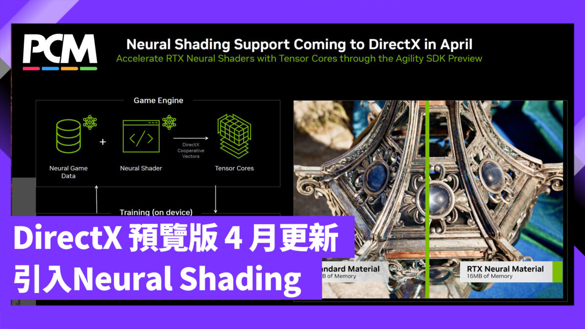 【GDC2025】NVIDIA 升級 DirectX Neural Shading 功能 3.18 有得玩《Half-Life 2》RTX ...