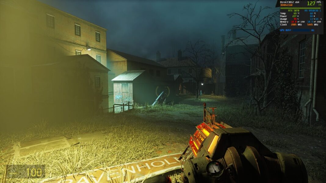 《HALF-LIFE 2 RTX》DEMO 光追 MOD 要求極高 RTX 5070 不行了 - PCM