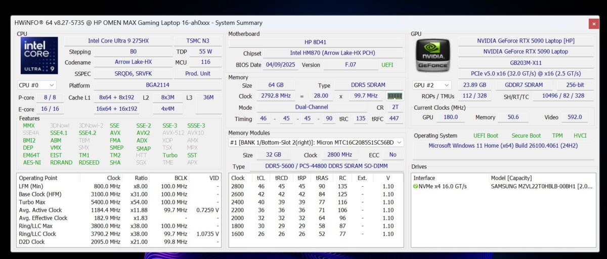 RTX 5090 Unleashed！HP Omen Max 16 開箱 - PCM