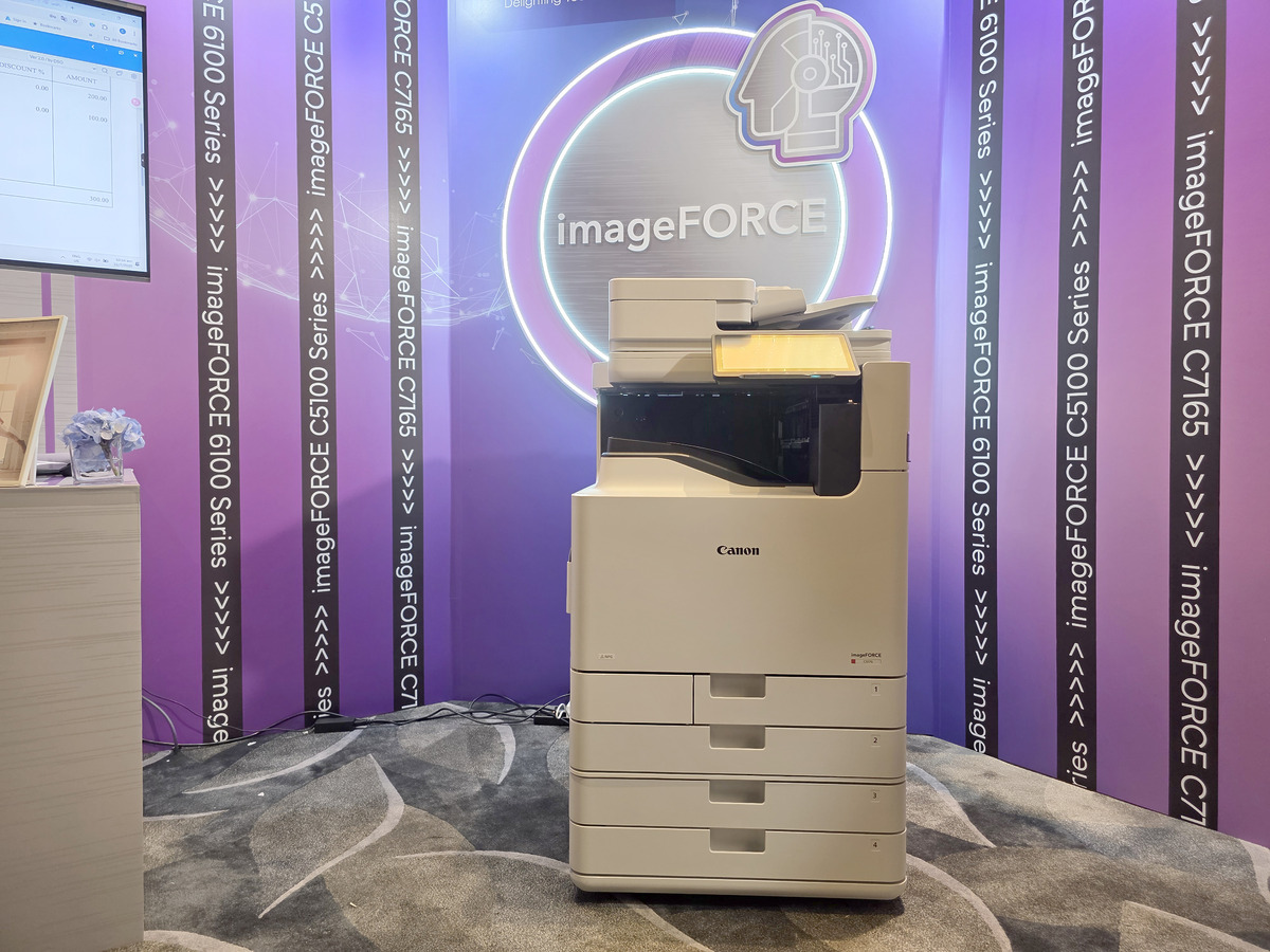 Canon ImageFORCE 系列多功能影印機 四大強項將 AI 融入智能辦公室 - PCM