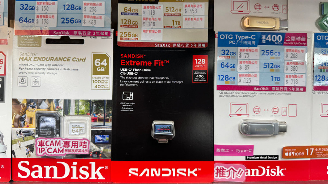【場料】極細粒 SSD SanDisk USB-C 300MB/s 起步 - PCM